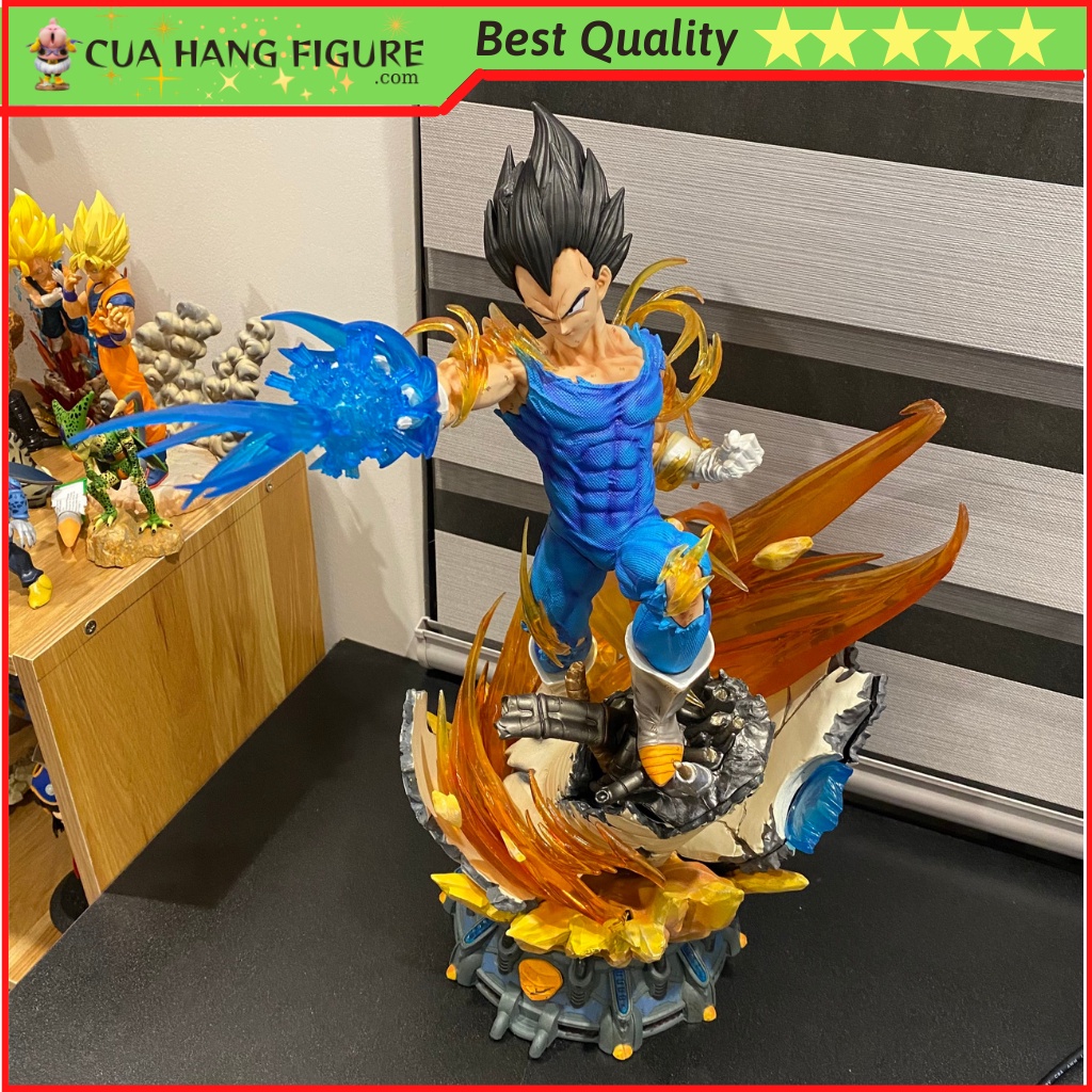 [Hàng sẵn - ảnh thật] Mô hình Vegeta LS F1 45cm 3 đầu thay thế có led ...