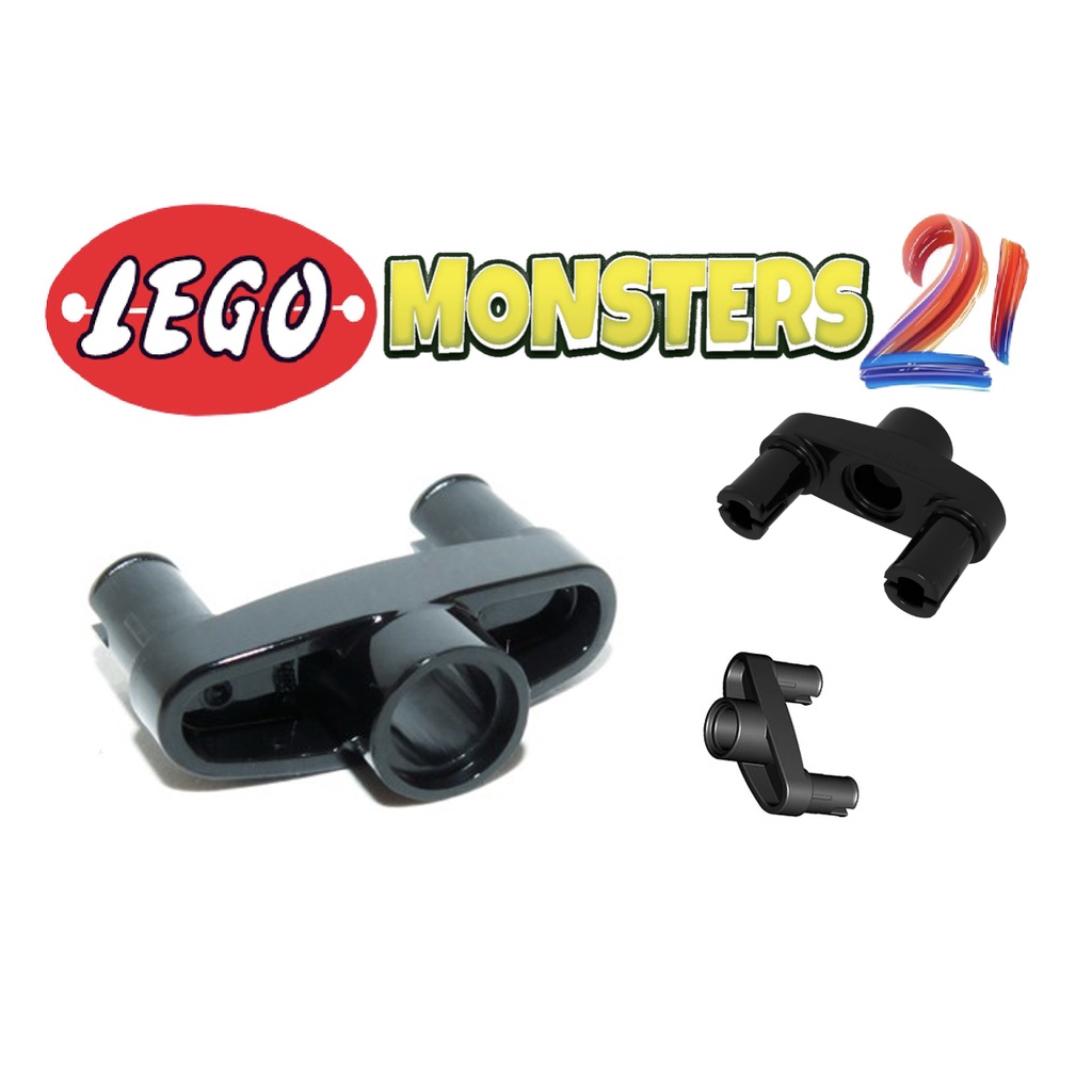 [LEGO MONSTER21]-15461-Technic, Pin Connector 3L with 2 Pins and Center ...