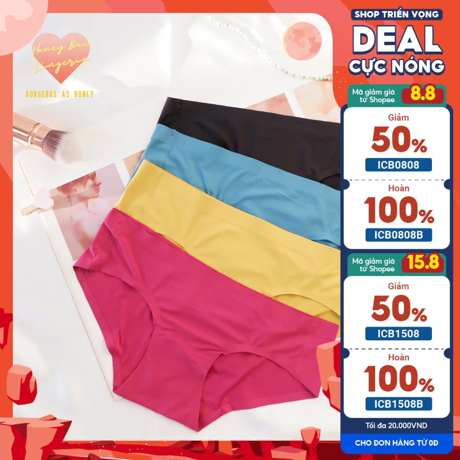 [COMBO 5] Quần Lót Su Đúc Nữ Cao Cấp không đường may không lộ viền kháng khuẩn siêu co dãn mát ...