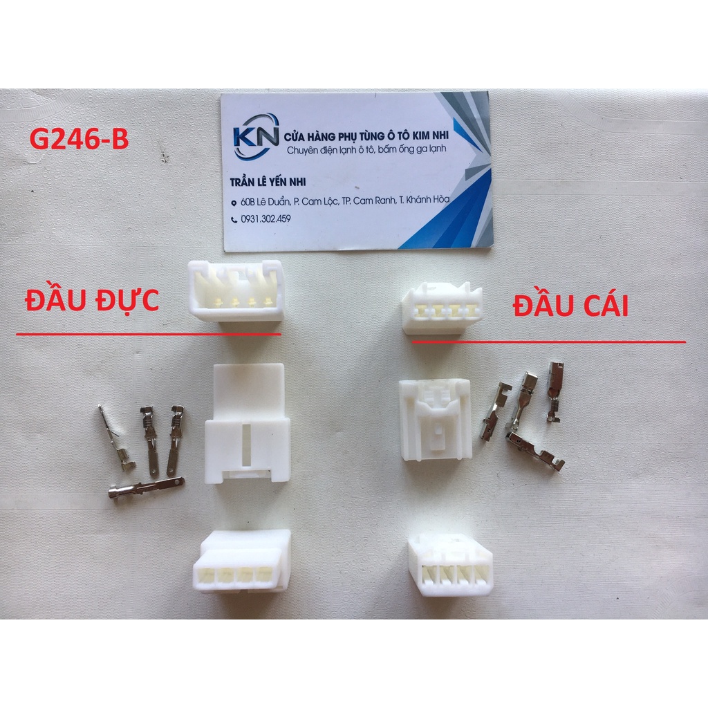 G246-Giắc cắm Ford Focus Mondeo cửa Mazda 4P cắm còi loa trầm trung 4 lỗ cos 2.8mm | Shopee Việt Nam