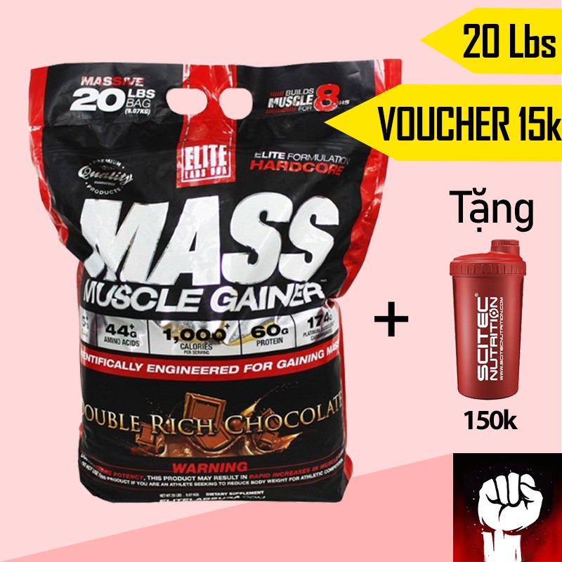 Mass | Elite Labs Mass Muscle Gainer 20lbs - Sữa Tăng Cơ Tăng Cân Không ...