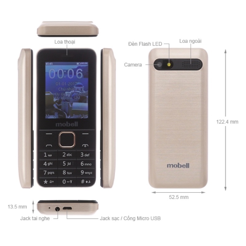 Điện thoại phổ thông Mobell M339( mấy trưng bầy) | Shopee Việt Nam