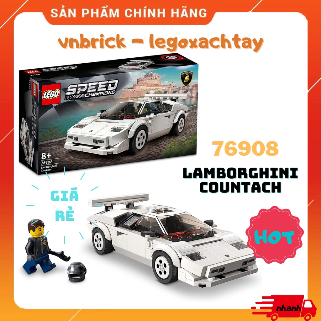 LEGO Speed Champions 76908 Lamborghini Countach | Shopee Việt Nam