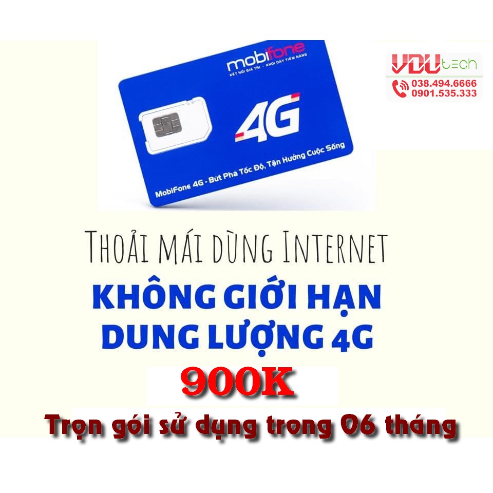 Sim 4G Mobifone Không Giới Hạn Dung Lượng Tốc Độ Cao [Mobifone VPB51] | Shopee Việt Nam