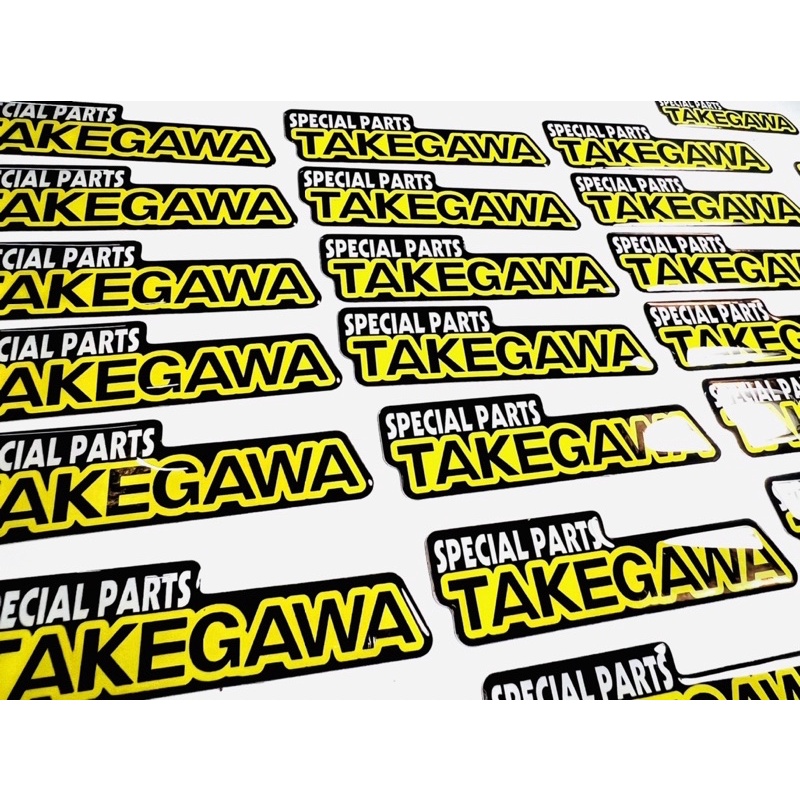 Tem Logo Sticker Takegawa Đổ nổi Dán Mọi Vị Trí Trên Xe, Nón Bảo Hiểm ...