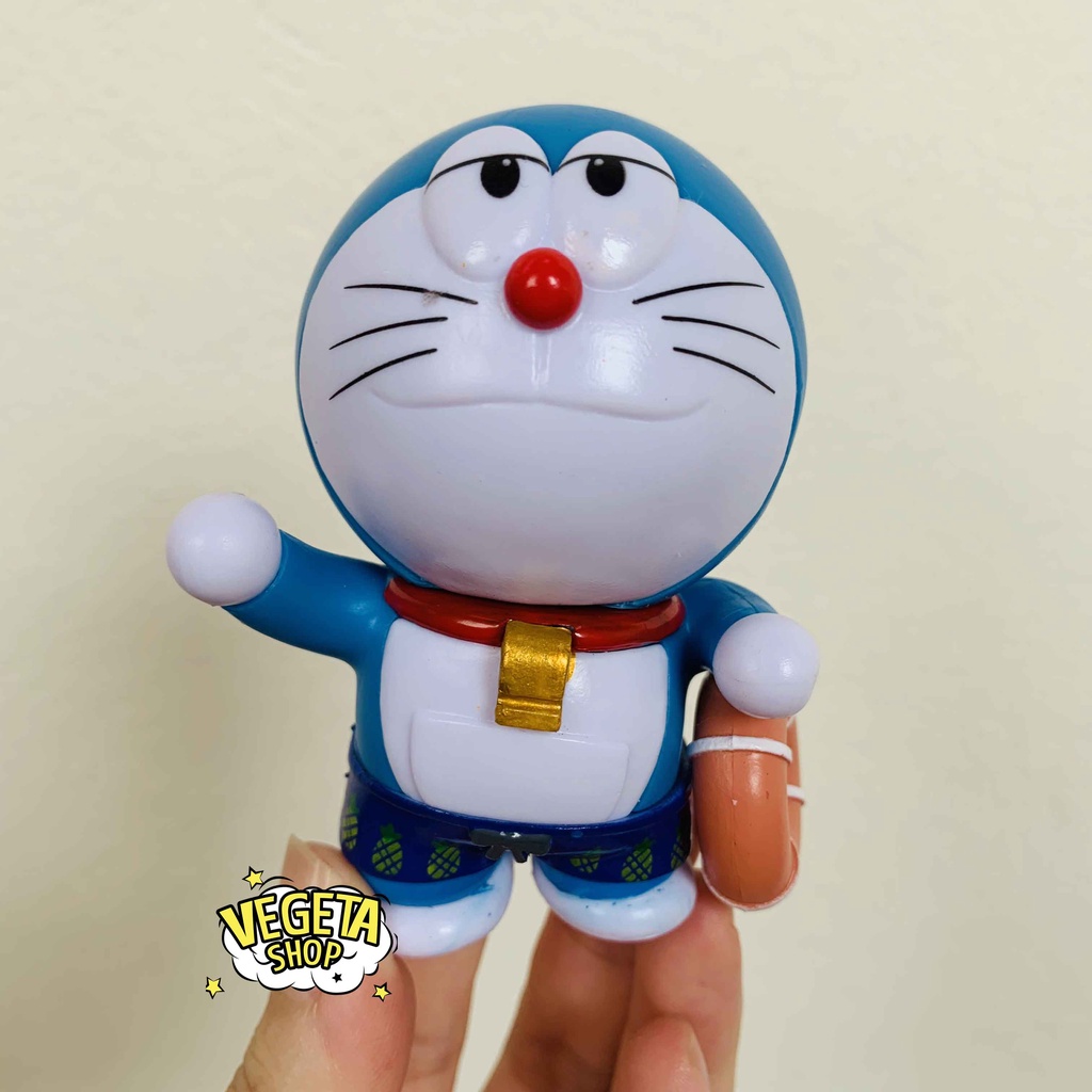 Mô hình Doraemon - 6 tư thế Doremon phù thủy cưỡi chổi đầu bếp nấu ăn ...
