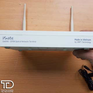 Modem phát wifi 2 râu GPON IGATE cũ GW040 GW020 GW020-H GW040-H chính hãng V.N.P.T đủ sạc ...