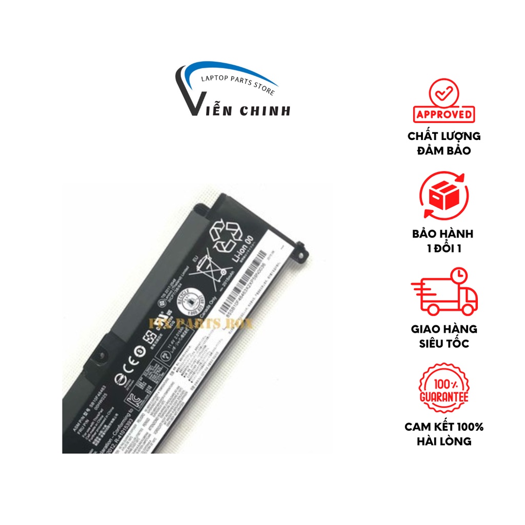 Pin laptop Lenovo Thinkpad T460s T470s (2 LỖ ỐC) – T460S NGẮN (ZIN) – 3 ...