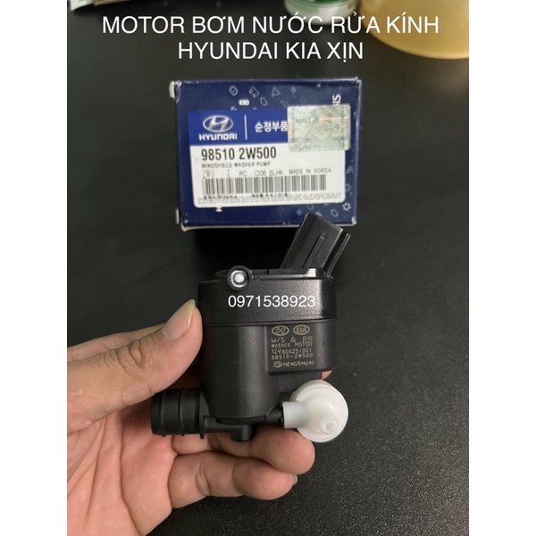 MOTOR BƠM NƯỚC RỬA KÍNH KIA HYUNDAI XỊN HÃNG 98510 2W500 GIÁ RẺ ...