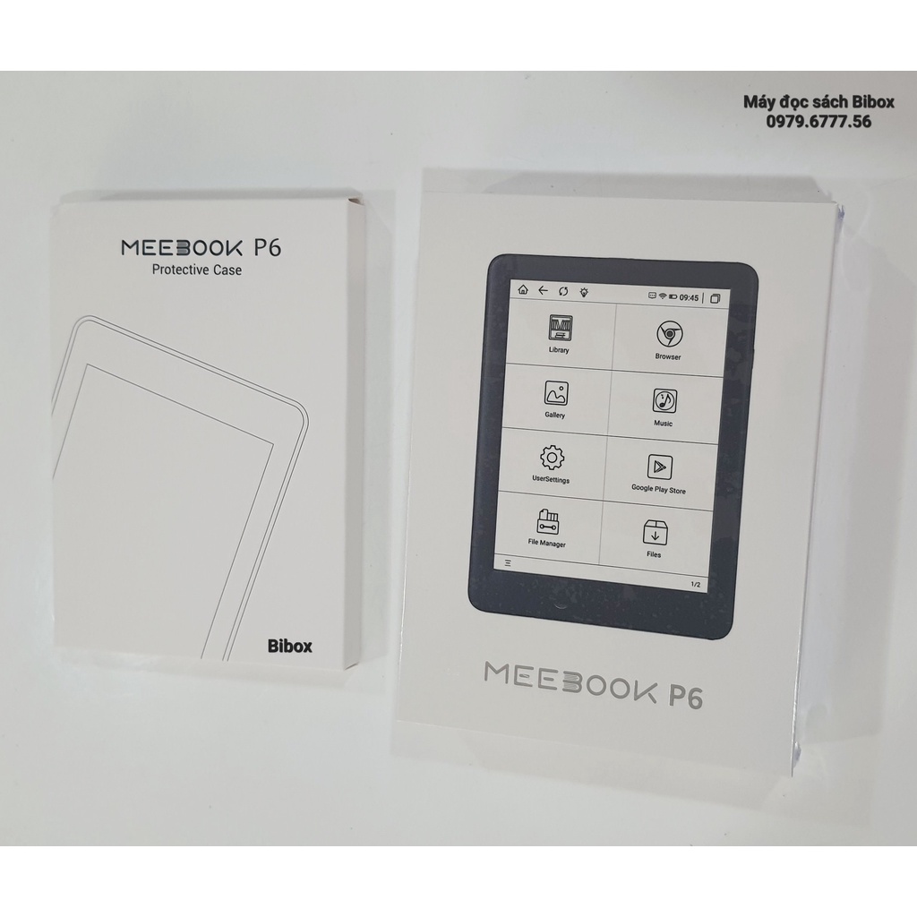 Máy đọc sách Meebook P6 bản 2022 + Bao da chính hãng - Tặng kho sách ...