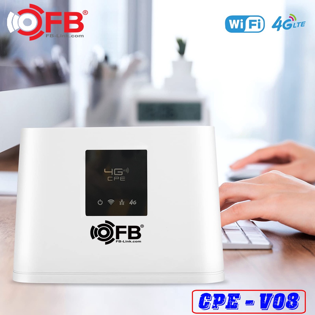 Router Wifi 4G LTE FB-Link CPE-V08 – Tốc Độ 300Mbps, 32 User, 2 Cổng LAN, Xe Khách | Shopee Việt Nam
