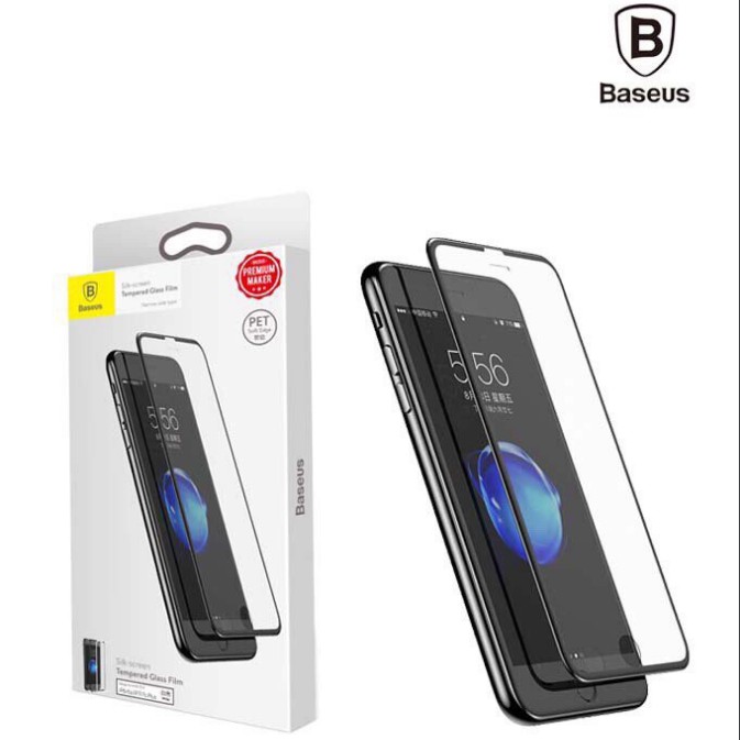 Miếng Dán Cường Lực Full Viền Màn Hình Baseus Cho iP6/6s/6Plus/6sPlus/7/7Plus/8/8Plus | Shopee ...