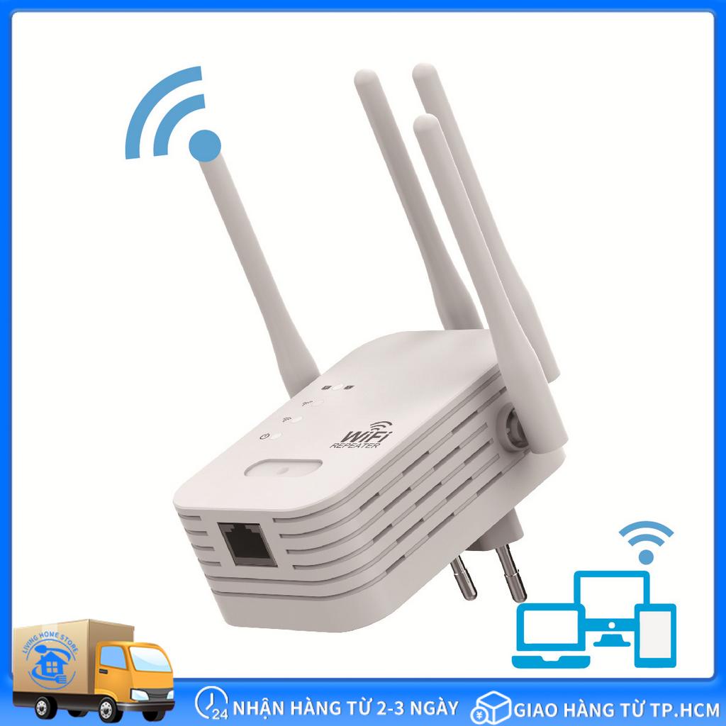 Kích Sóng Wifi 4 Râu Ăng Ten Phát Xuyên Tường Chuẩn N Tốc Độ 300mbps ...