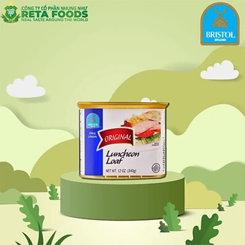 Thịt hộp Bristol Original 340g | Shopee Việt Nam