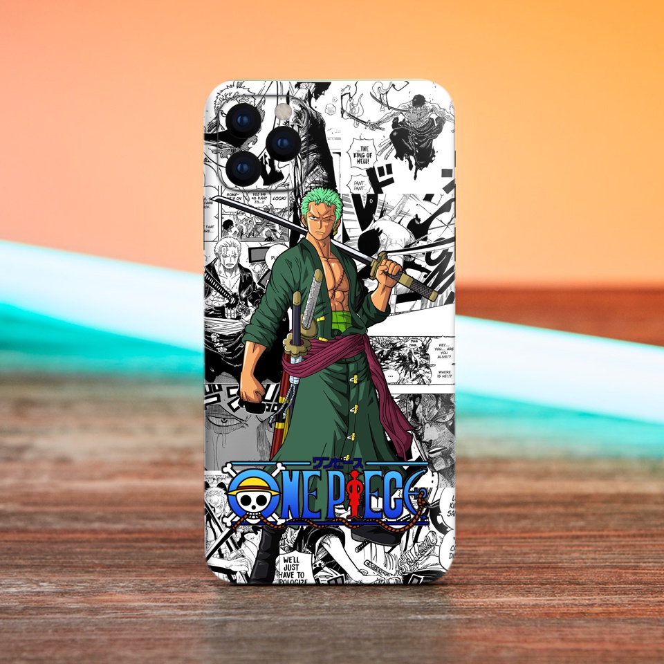 Miếng Dán Skin Điện Thoại In Hình Zoro One Piece Cho Iphone 6/ 7/ 8/ X ...