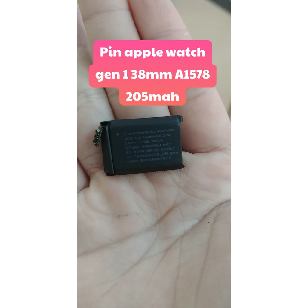 Thay Pin táo Watch Gen 1 38mm A1578 205mah | Shopee Việt Nam