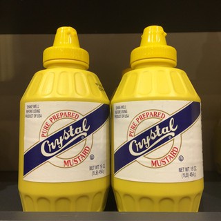 Mù Tạt Vàng Pure Prepared Mustard hiệu Crystal Chai 454g | Shopee Việt Nam