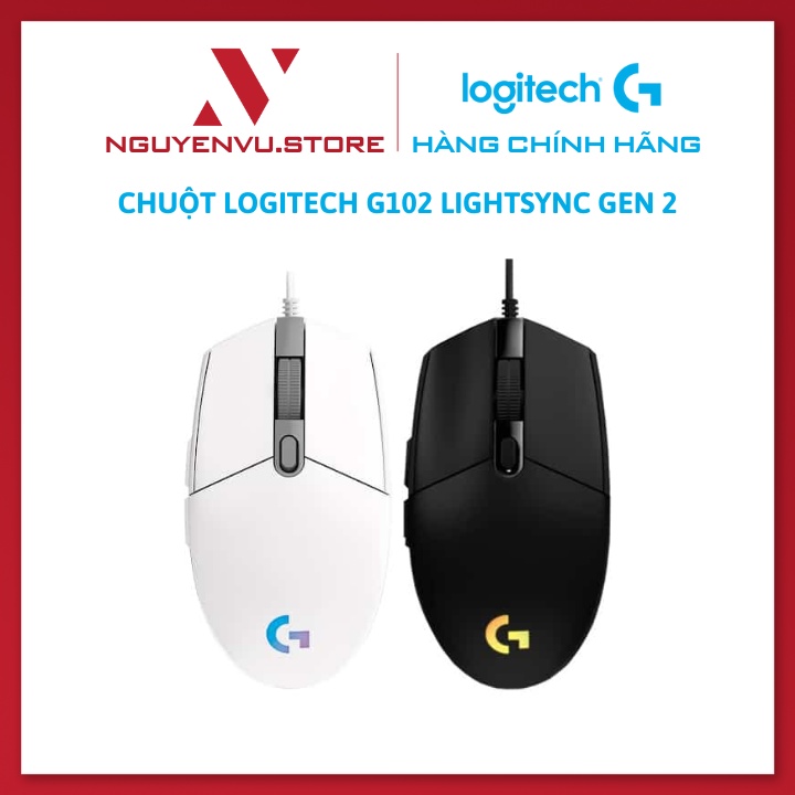 Chuột Gaming Logitech G102 Gen2 Lightsync - Hàng Chính Hãng | Shopee Việt Nam