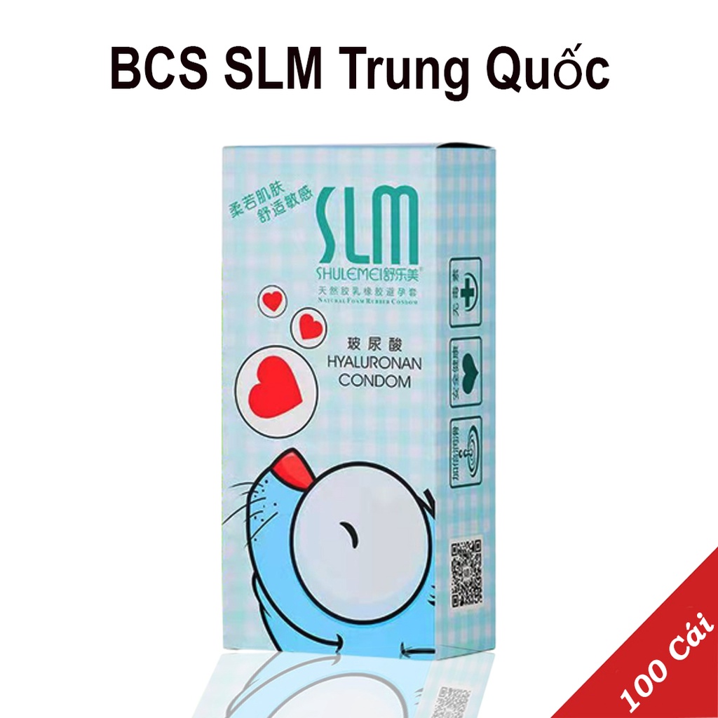 bao cao su trung quốc slm , siêu mỏng hộp 100 cái | Shopee Việt Nam