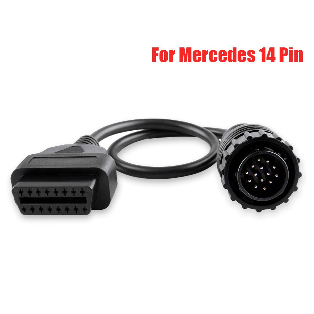 Dây Cáp Chuyển Đổi 14pin Sang 16 Pin 14 Pin OBDII OBD2 OBD II ODB 2 16 ...
