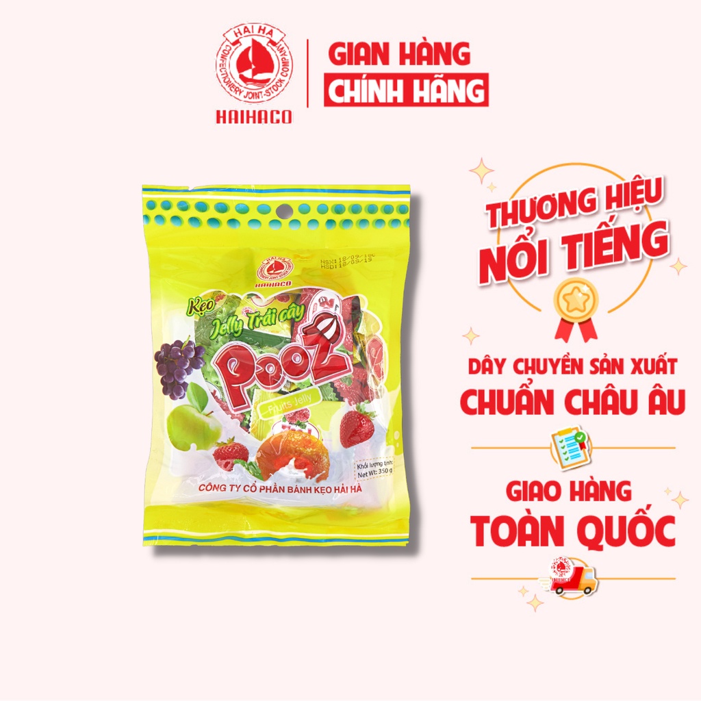 Kẹo Jelly Pooz HẢI HÀ Hương Trái Cây Tổng Hợp ( Túi: 350g) | Shopee ...