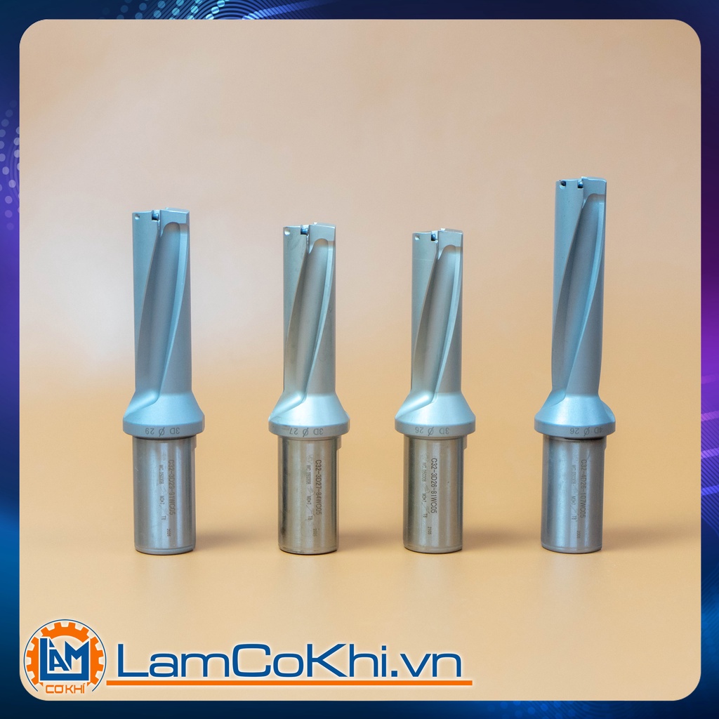 Mũi khoan cnc gắn mảnh hợp kim (chíp WC050308)phi 26, phi 27, phi 29 | Shopee Việt Nam