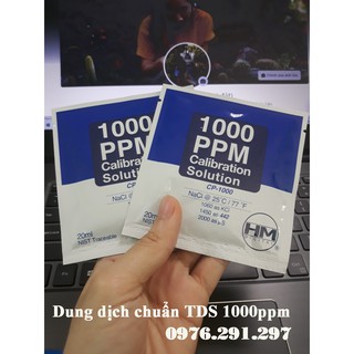 Dung dịch chuẩn TDS 1000 ppm - Chính Hãng - HMDigital Mỹ | Shopee Việt Nam