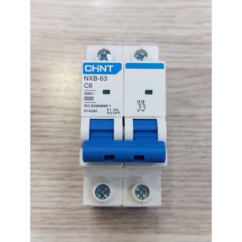 MCB 2 pha dòng điện 1A đến 63A NXB-63 hãng Chint NXB-63 2A/3A/4A/6A/10A/16A/20A/25A/32A/40A/50A ...