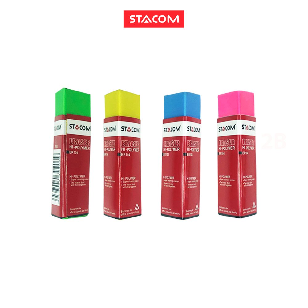 Set 2 viên gôm (tẩy) tam giác STACOM - ER104 | Shopee Việt Nam