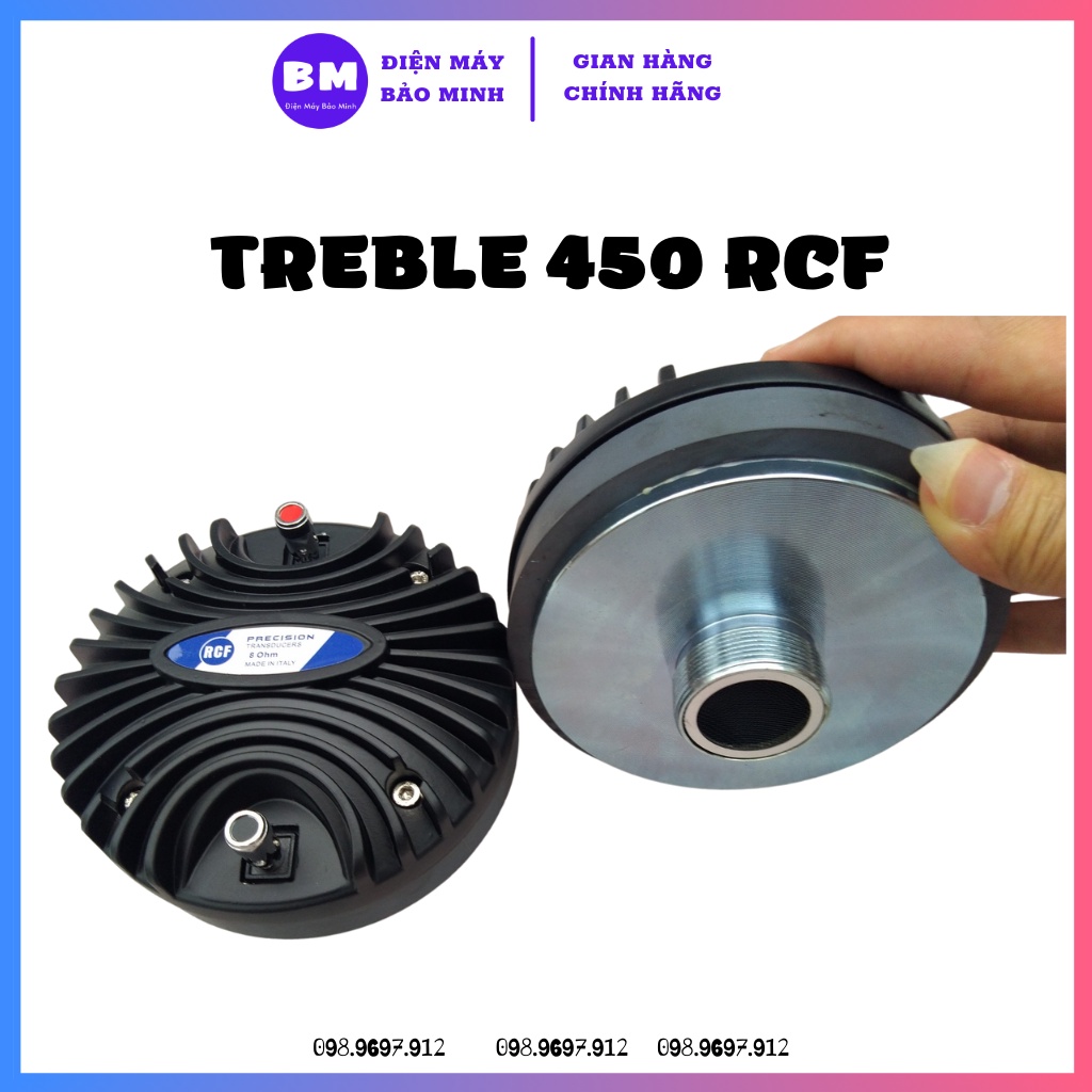 Loa Treble Kèn 450 RCF Nắp Nhôm Công Suất 150w | Từ 115mm Coil 44.4mm ...
