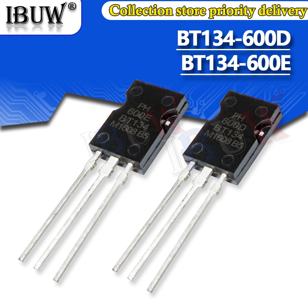 Set 10 Linh Kiện Điện Tử BT134-600D TO-126 BT134-600 TO126 IC BT134-600E | Shopee Việt Nam