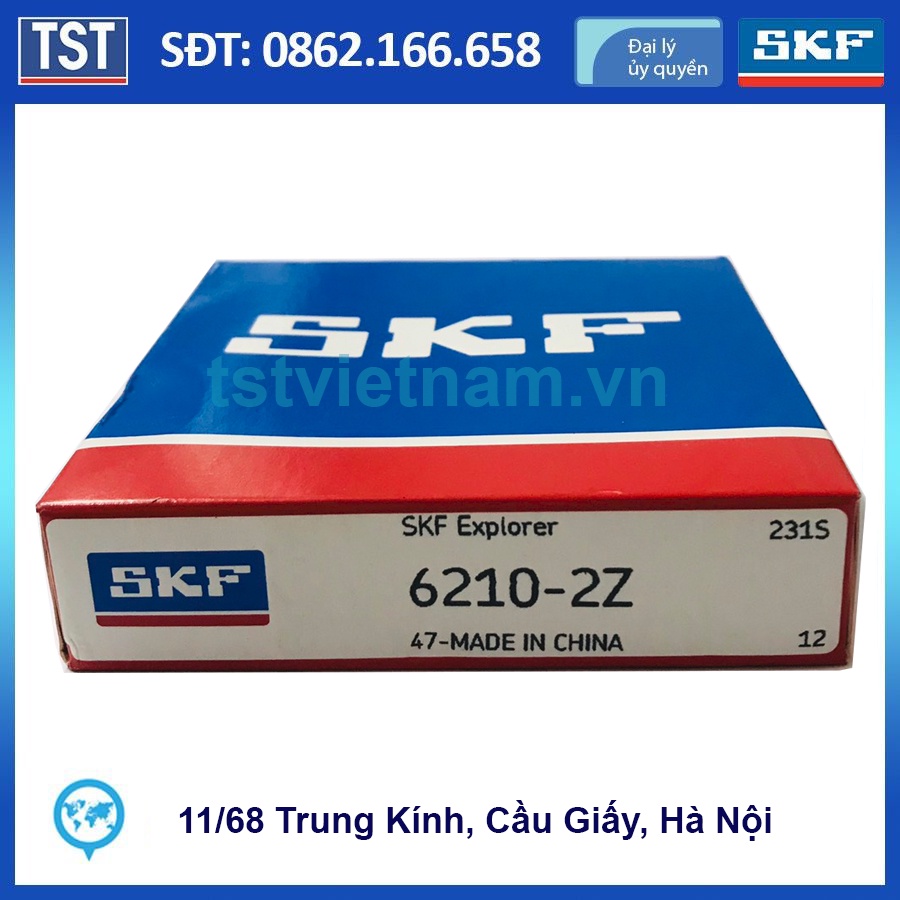 VÒNG BI BẠC ĐẠN SKF CHÍNH HÃNG 6210-2Z | Shopee Việt Nam
