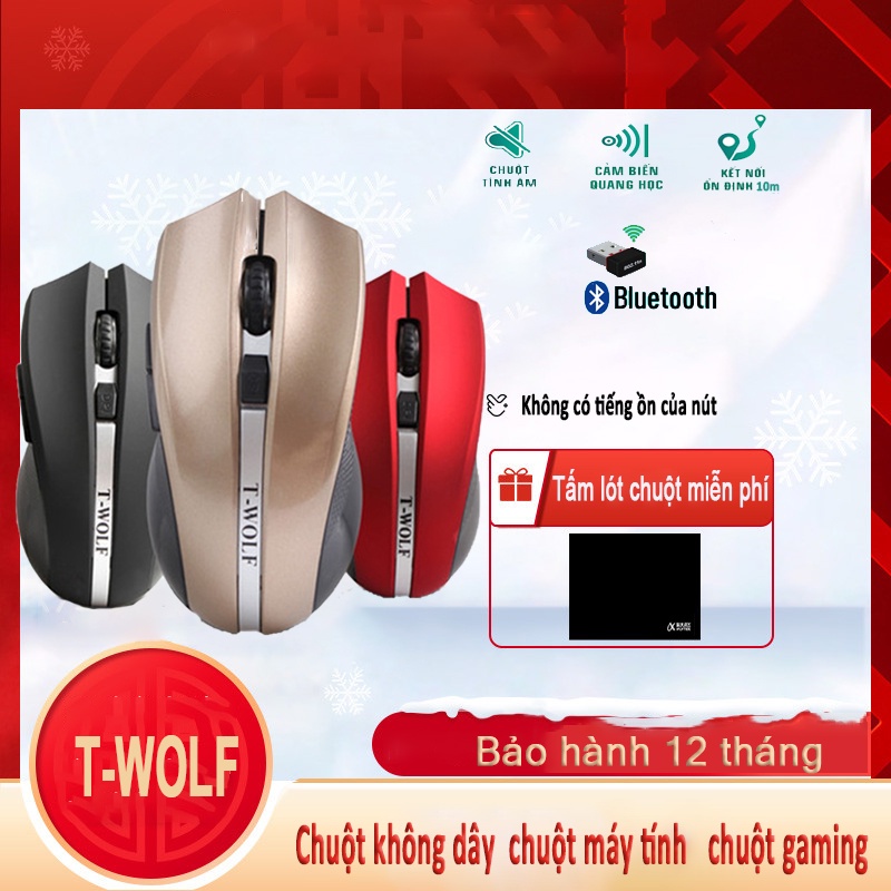 (Tấm lót chuột miễn phí)Chuột không dây Q5 Bluetooth im lặng chuột máy ...