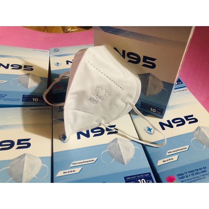 Khẩu trang N95 KN95 Cửu Long | Shopee Việt Nam
