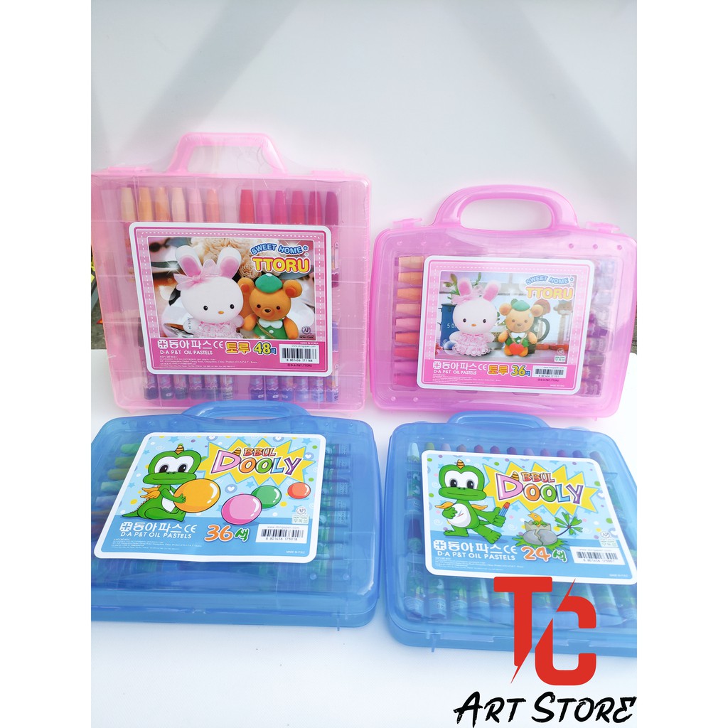 Bút Sáp Dầu 24/ 36/ 48 Màu DOOLY - Ttoru Hàn Quốc | Shopee Việt Nam