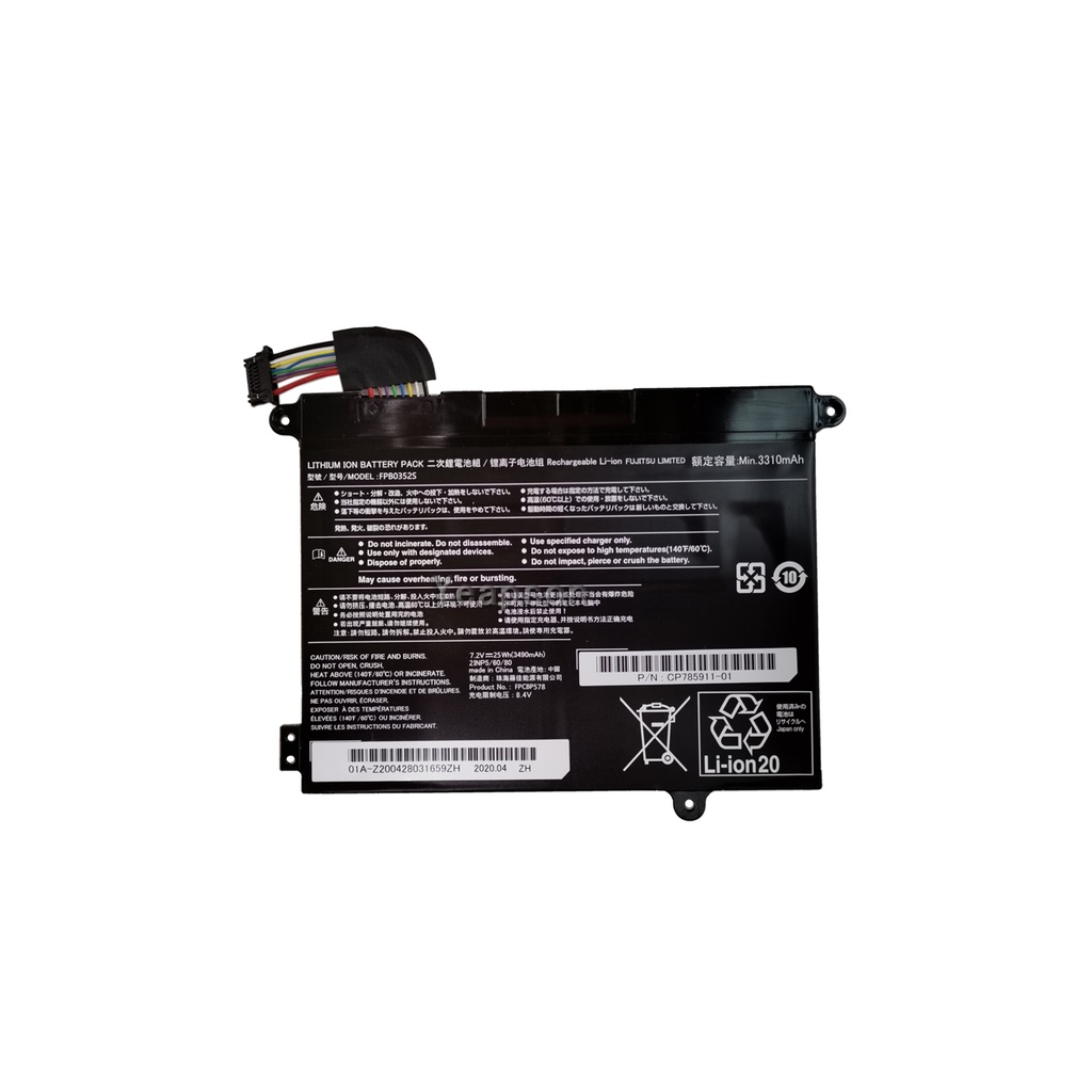 PIN LAPTOP CHÍNH HÃNG FUJITSU FPB0352S 25WH 3490MAH 7.2V | Shopee Việt Nam
