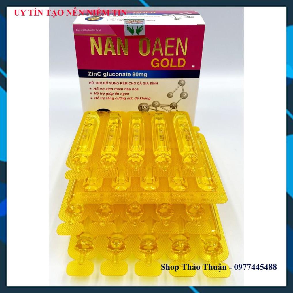 Kẽm Gluconate Nan Oaen Gold - Hỗ Trợ Tiêu Hóa - Giúp Ăn Ngon - Hộp 4 Vỉ ...