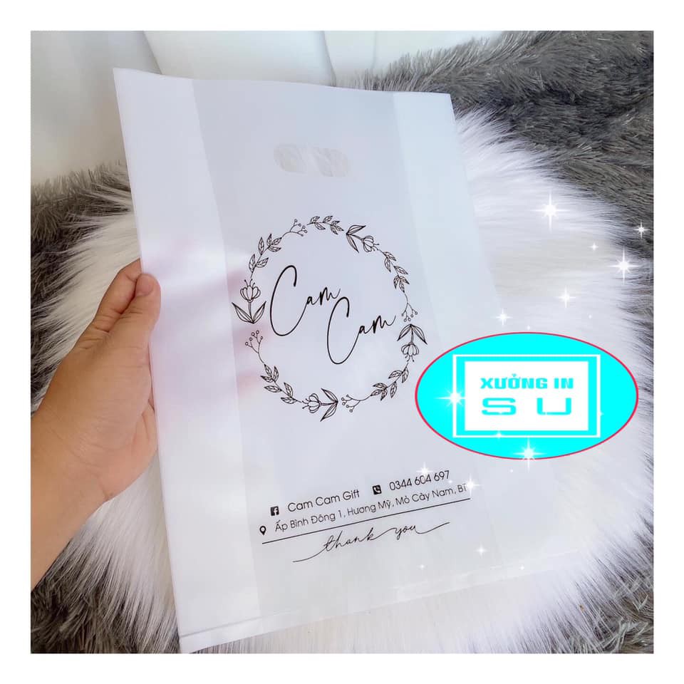 [100 Gram] Túi Nilon Pe MỜ Bao Bì Bịch Nilon Túi Hột Xoài Là Túi Ni