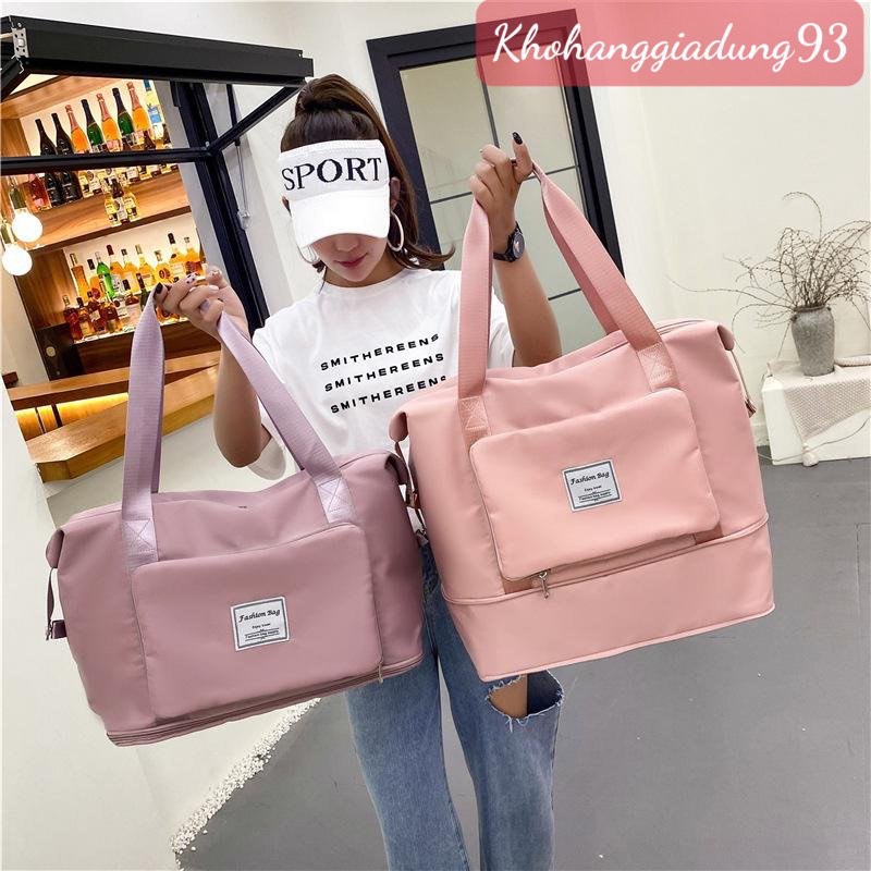 Túi Xách Du Lịch 2 Tầng Có Thể Gấp Gọn - Balo Du Lịch 2 Tầng Đựng Đồ Đa ...