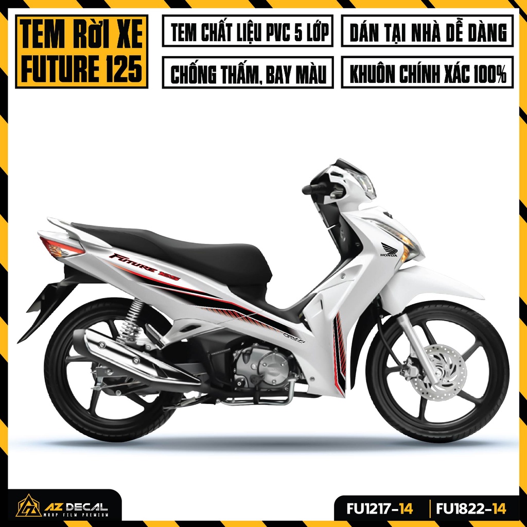 Tem Xe Future FI 125 Nhiều Lựa Chọn Màu | FU-14 | Team Decal Dán Xe ...