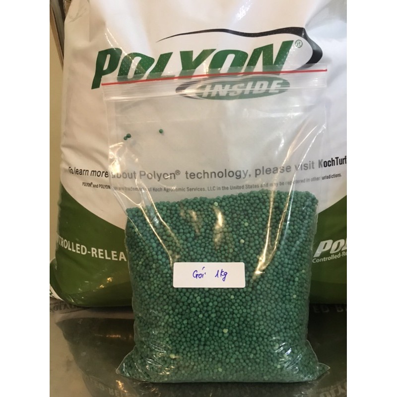 Phân xanh nhập khẩu Mỹ Polyon 16-6-12 ( gói 1kg) chuyên dùng hoa Lan ...
