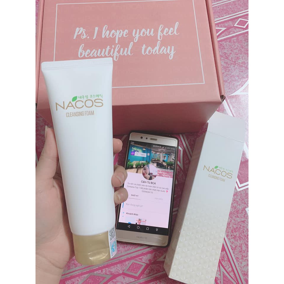 Sữa Rửa Mặt Vật Lý Nacos Cleansing Foam Hàn Quốc | Shopee Việt Nam