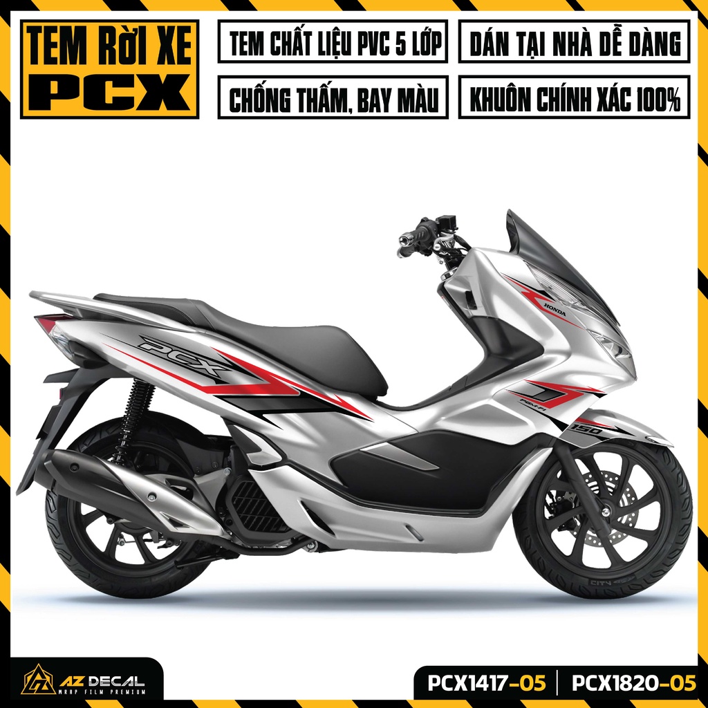 Decal Rời PCX 150 Mẫu Chữ PCX Cách Điệu | PCX-05 | Tem Chế Dán PCX ...