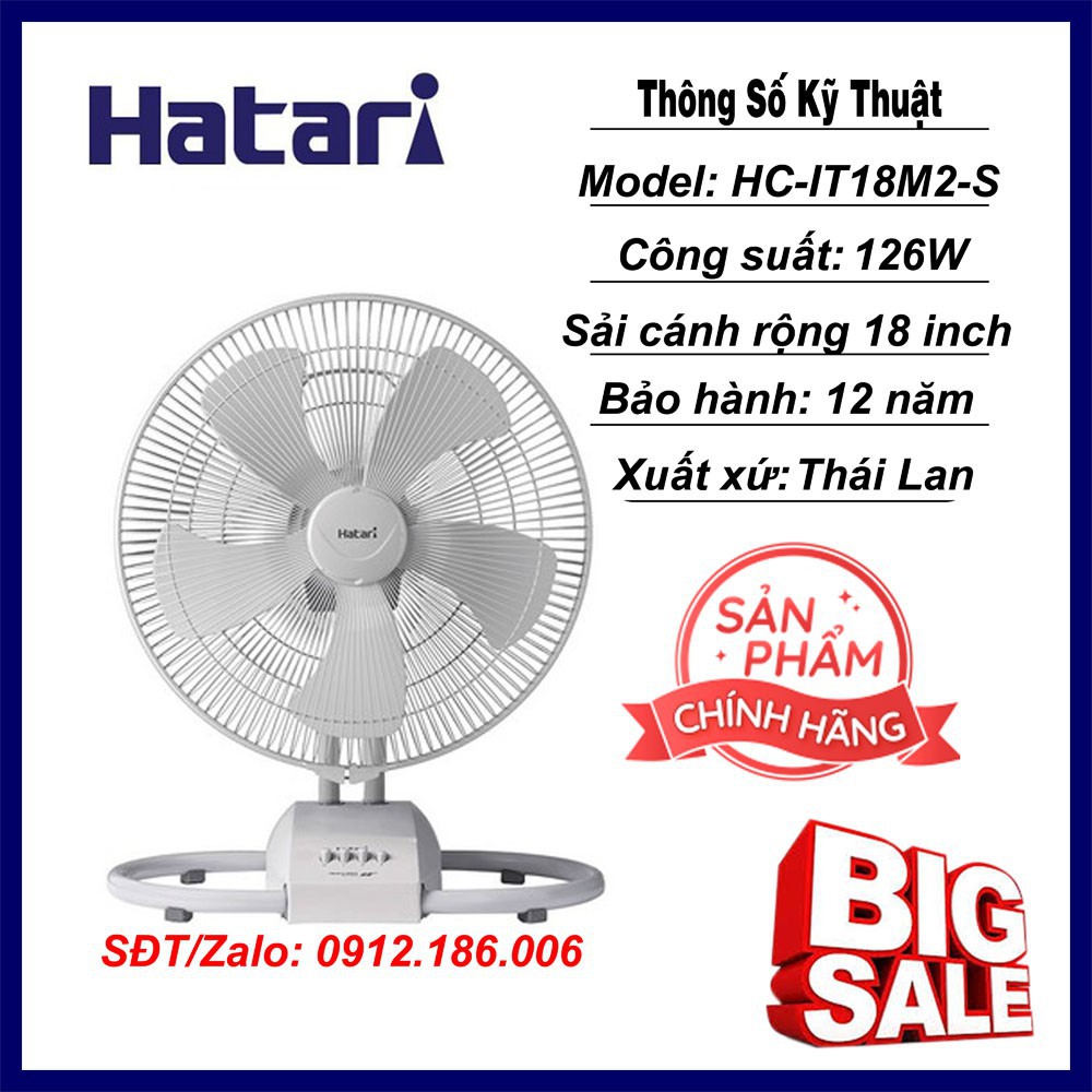 Quạt Quỳ Công Nghiệp Hatari HC-IT18M2 - S - Hàng chính hãng | Shopee ...