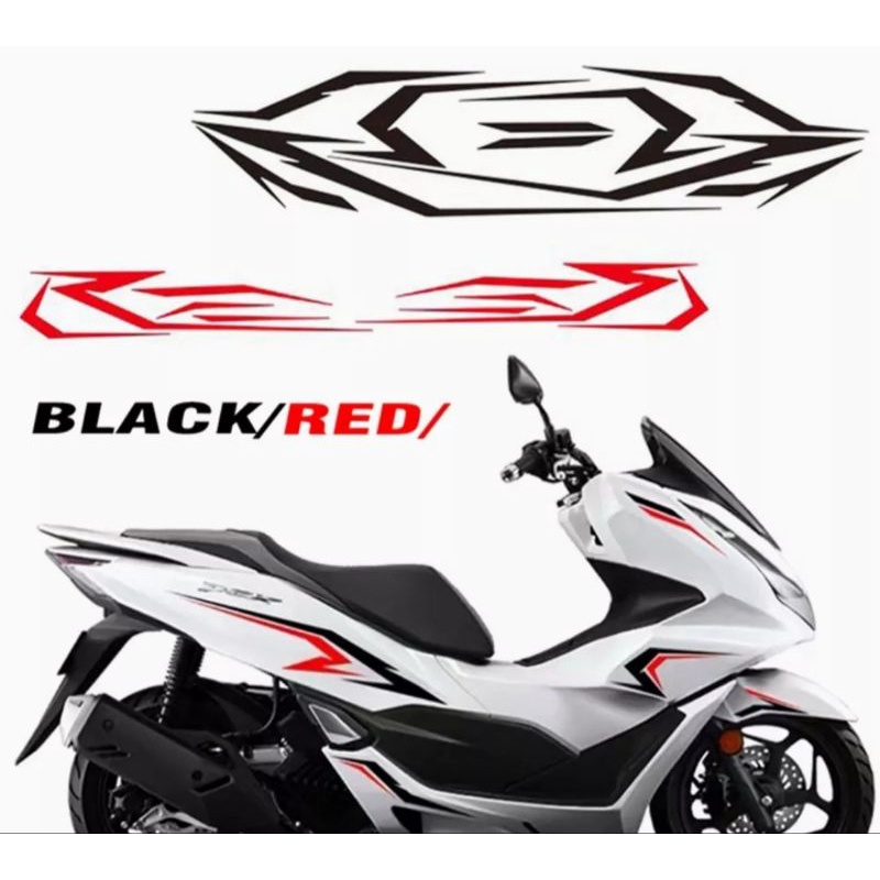 Tem xe Pcx . Tem rời cao cấp có đủ màu dán các màu xe , các đời xe ...