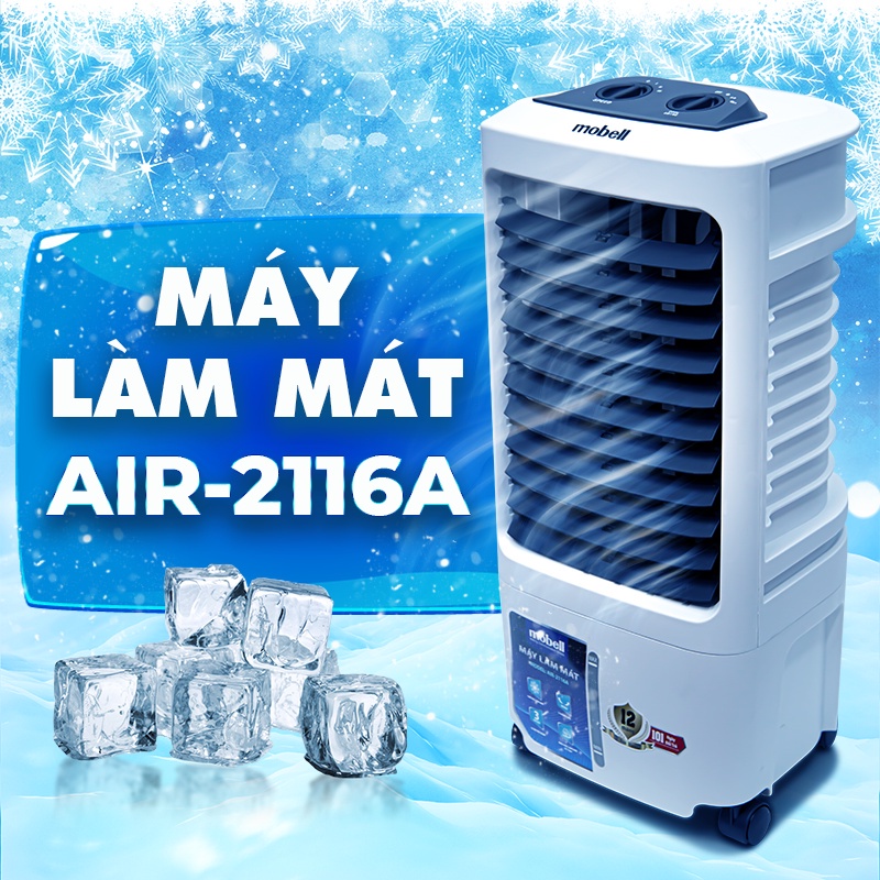 Quạt Hơi Nước Làm Mát Mobell AIR-2116A Làm Mát Không Khí Nhanh Chống 3 ...