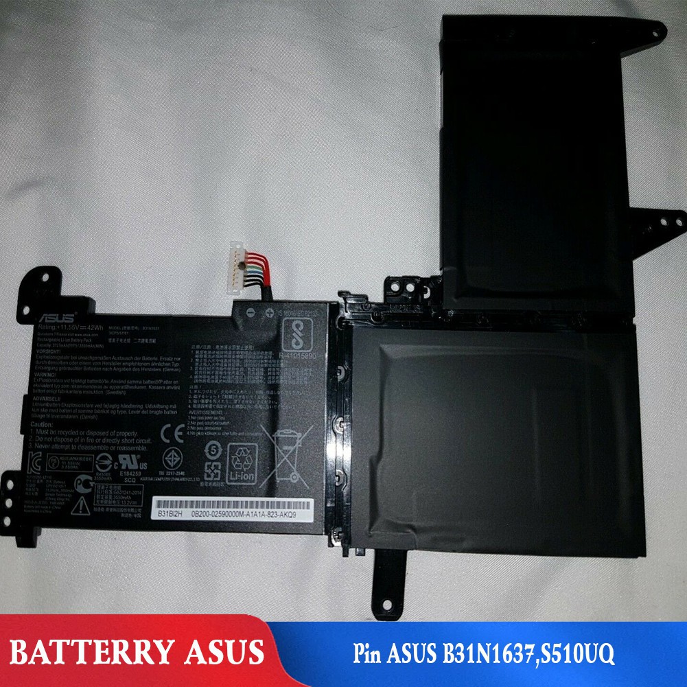 Pin ASUS B31N1637,S510UQ X510UR-3B X510UN-1A B31Bi9H | Shopee Việt Nam