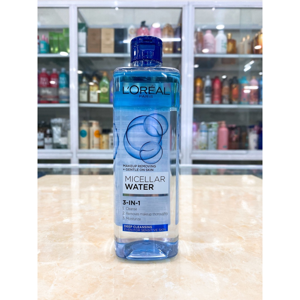 (400ml) Nước Tẩy Trang L'Oreal Làm Sạch Sâu Micellar Water 3 In 1 Chính Hãng Công Ty | Shopee ...