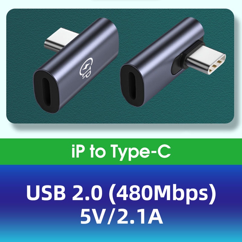 Đầu chuyển đổi Ankndo 8-Pin Sang USB Type C thích hợp cho iP 13 12 ...