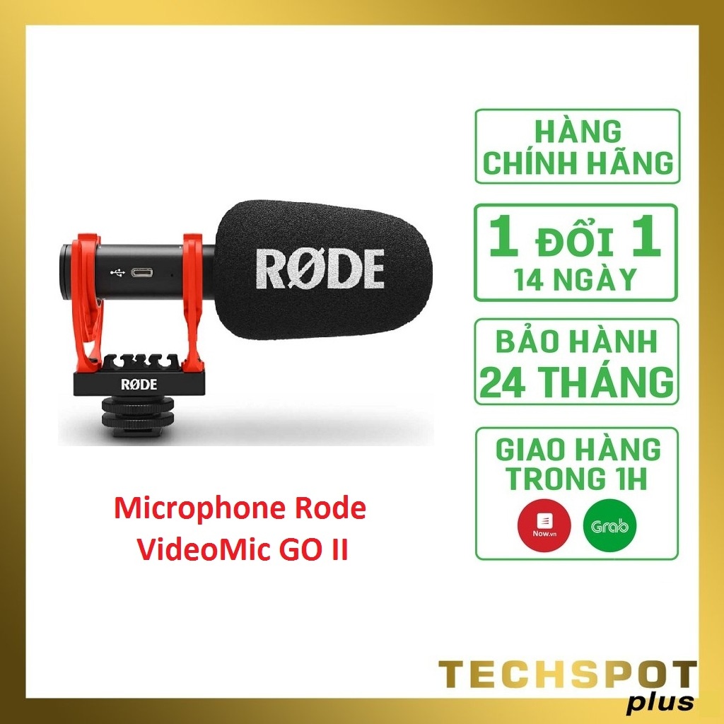 Microphone Rode VideoMic GO II - Hàng Chính Hãng | Shopee Việt Nam
